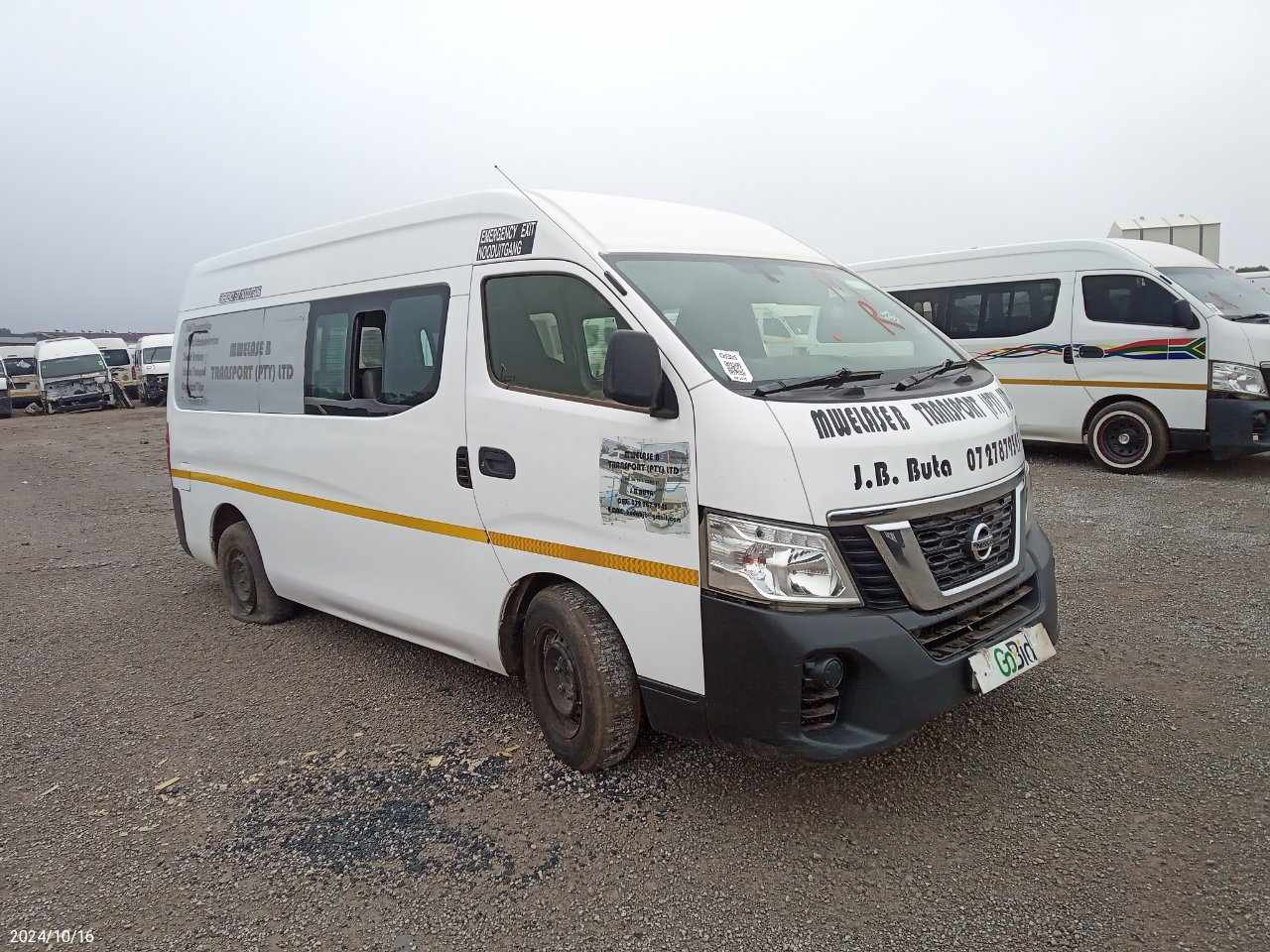 2019 NISSAN NV350 2.5 16 SEAT IMPENDULO, GoBid Midrand, UJ89LRXX